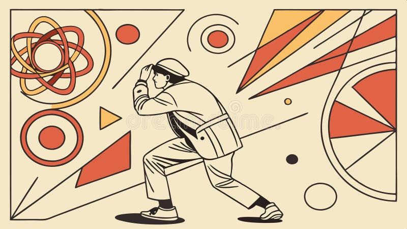 Explorer with Map and Compass, Adventure Travel, Navigation Tools and ...