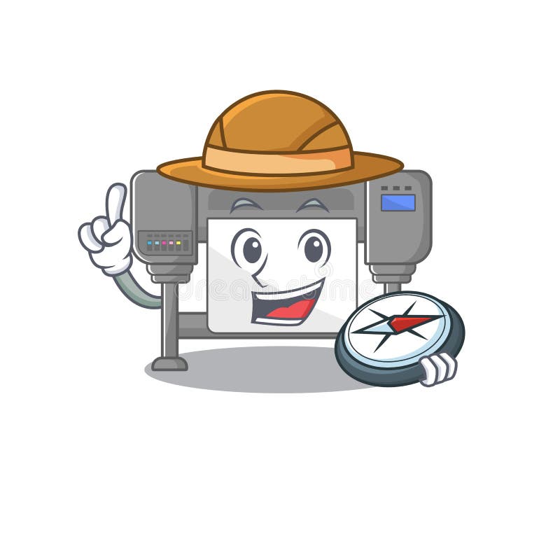 Printer Plotter Cartoon Stock Illustrations – 180 Printer Plotter ...