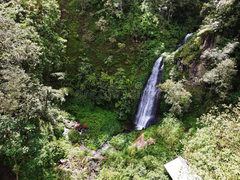 Explorer Siji Waterfall Pujon, Malang, East Java, Indonesia Stock Photo ...