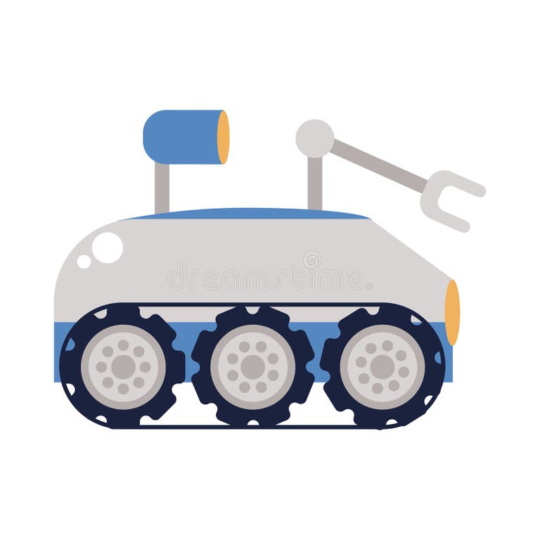 Explorer space outer cart stock vector. Illustration of universe ...