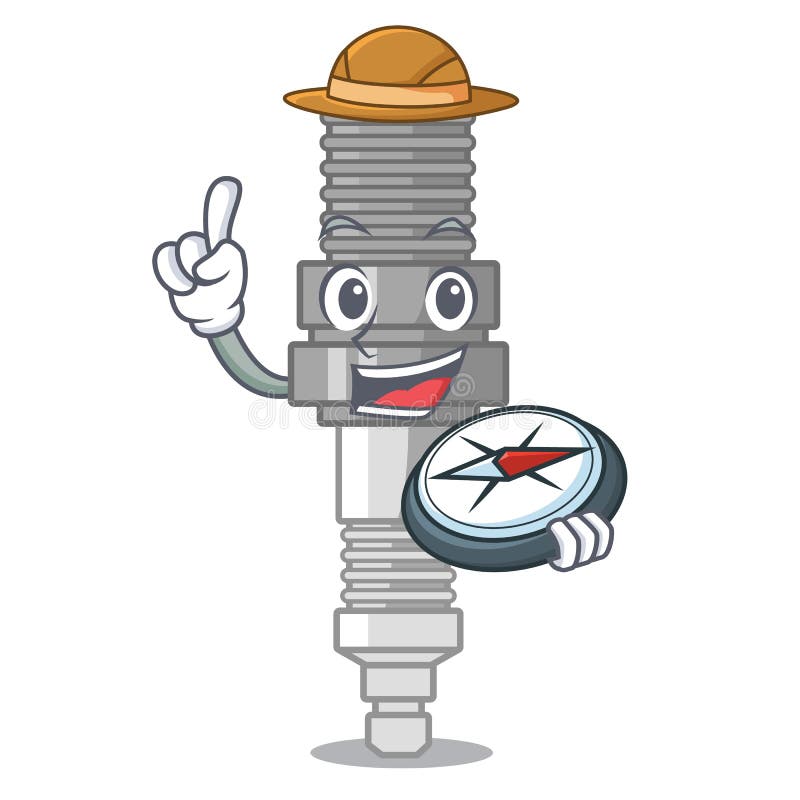 Spark Plug Mascot Cartoon Stock Illustrations – 105 Spark Plug Mascot ...
