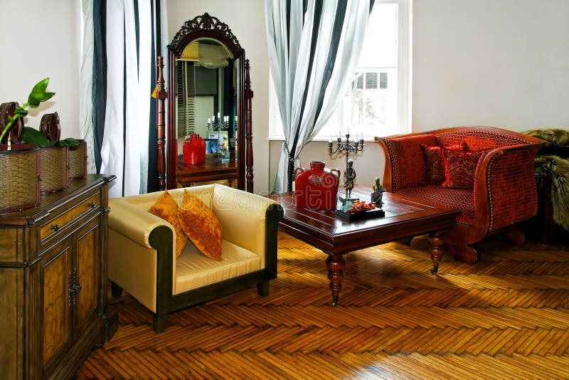 Explorer style room stock photo. Image of house, retro - 11082010