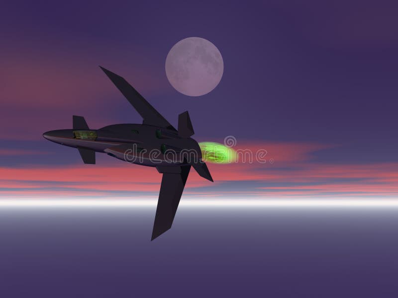 Explorer Three stock illustration. Illustration of extraterrestrial ...