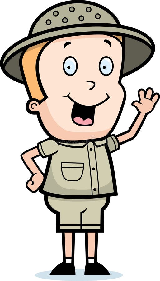 Explorer and hunter stock vector. Illustration of drawing - 18883084