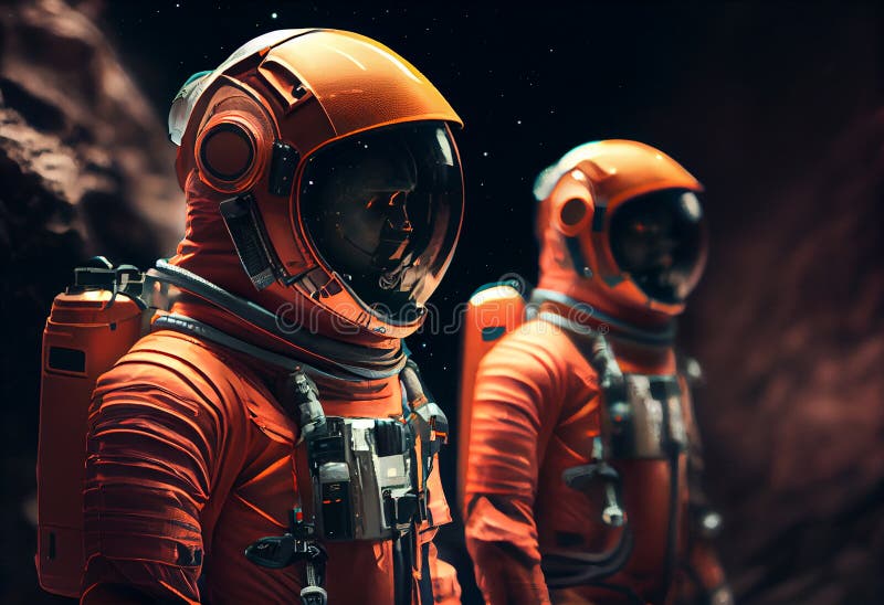 Orange Space Sky Galaxy and Stars Beautiful Universe. Space Background ...