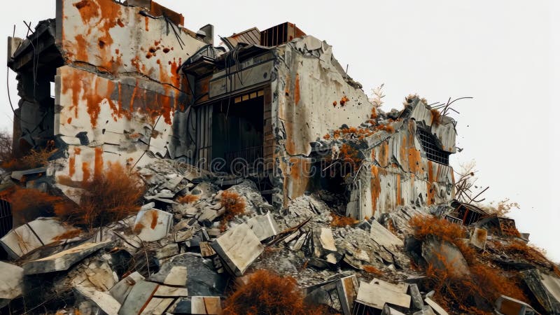 Exploring an Abandoned Building Covered in Decay and Overgrowth in an ...