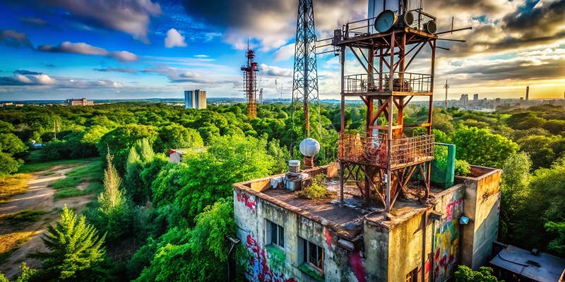 Exploring the Abandoned Cell Tower a Study in Urban Decay Signal ...