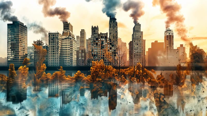 Exploring an Abandoned Cityscape Reflecting the End of the World ...