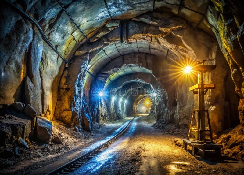 Exploring an Abandoned Mine Tunnel Dead End Intriguing Roadheader Marks ...