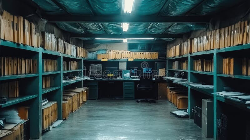 Exploring the Abandoned Nuclear Bunker S Command Center Stock Photo ...