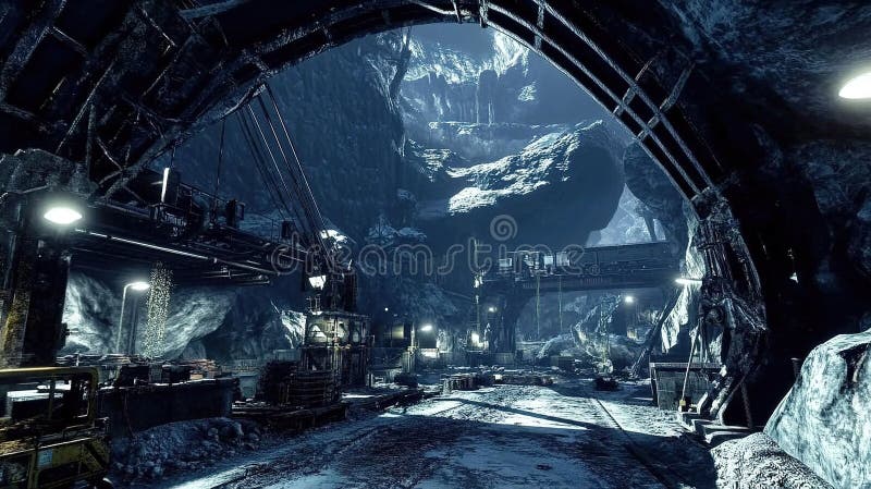 Exploring an Abandoned Underground Mine with Rugged Terrain and ...