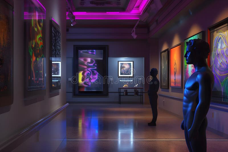 Exploring Abstract Art Installations, a Virtual Gallery Tour Showcasing ...