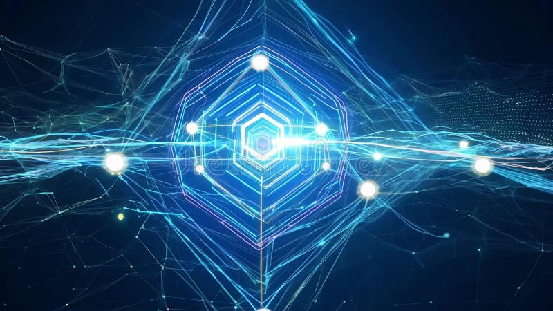 Exploring Abstract Digital Art Showcasing Glowing Geometric Patterns ...