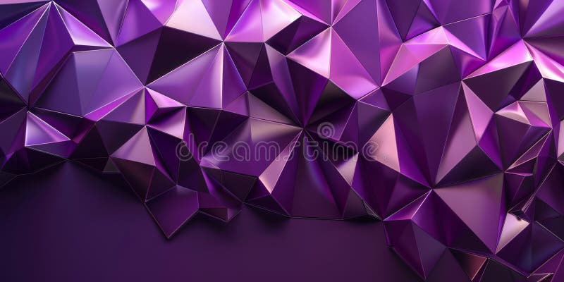 Exploring Abstract Geometric Patterns that Utilize Various Purple Tones ...
