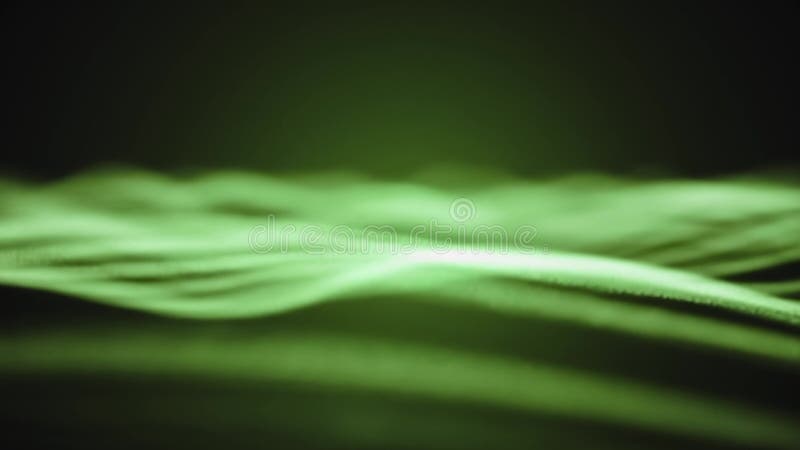 Exploring Abstract Green Light Patterns in a Dark Environment at Night ...
