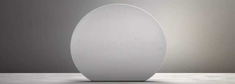 Exploring the Abstract: a Mystifying Grey Sphere Against a Pristine ...