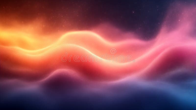 Exploring Abstract Waves of Fire and Smoke in Beautiful Gradient Colors ...