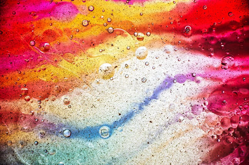 Vibrant Microscopic View of Abstract Colors and Textures Showcasing ...