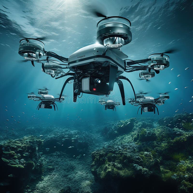 Underwater Drones Stock Illustrations – 316 Underwater Drones Stock ...