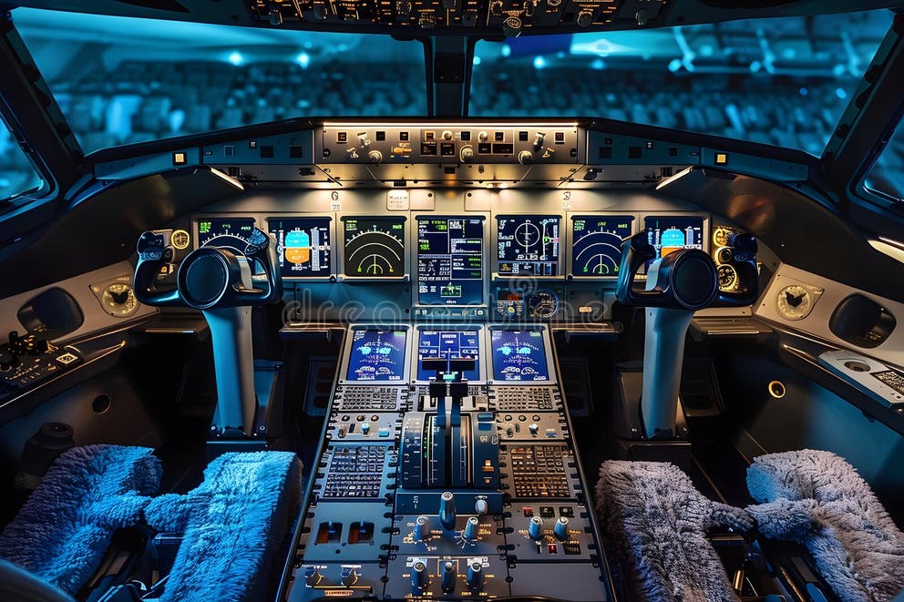 Exploring the Advanced Cockpit Technology of a Modern Airplane, a ...