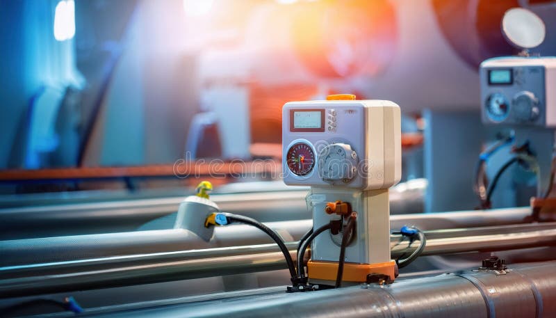 Exploring Advanced Industrial Automation Systems in Stock Photo - Image ...