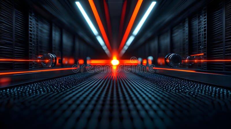 Exploring Advanced Laser Technology in a Futuristic Setting with ...