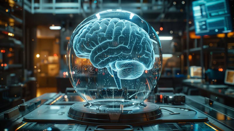 Exploring Advanced Neurotechnology in a Futuristic Laboratory Setting ...