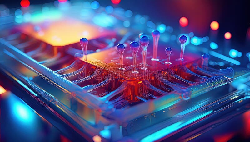 Exploring Advanced Quantum Computing Technology in Stock Photo - Image ...
