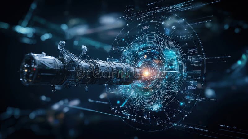 Exploring Advanced Space Technology Satellite Data Interface Digital ...