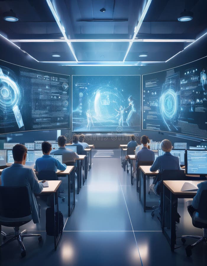 Exploring Advanced Technology in a Modern Stock Photo - Image of ...