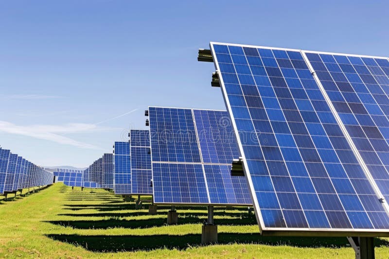 Exploring Advantages Efficiency Solar Panel Technology Sustainable Energy Solutions Stock Photos ...