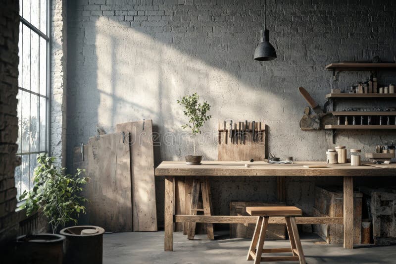 Exploring the Aesthetic of a Wooden Table and Bench in a Carbon Neutral ...