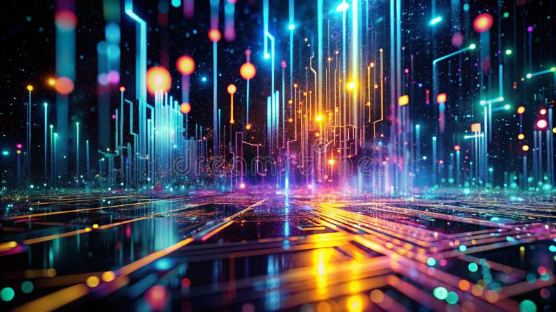 Exploring the AI Coding Dreamscape a Visual Symphony of Binary Code Circuitry and Data Flow in a ...