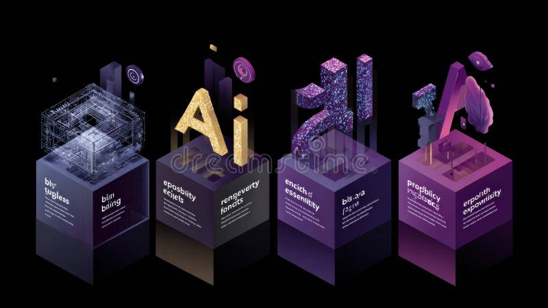 Exploring AI Ethics Principles with Illustrated Blocks Showcasing ...