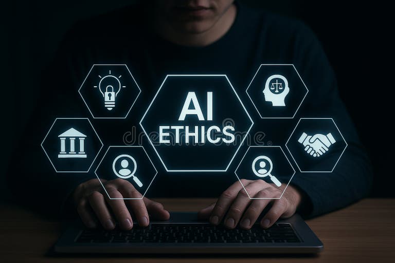 Ai Ethics and Responsible Innovation Concept for Artificial Intelligence Technology Future 2024 ...