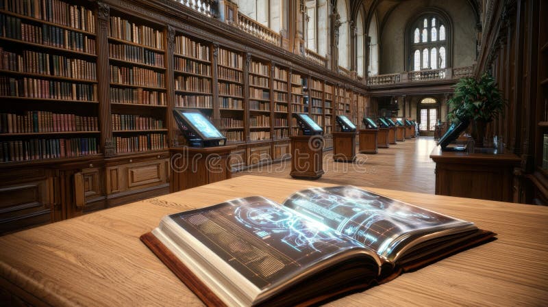 Exploring AI Innovations in a Futuristic Library Focused on ...