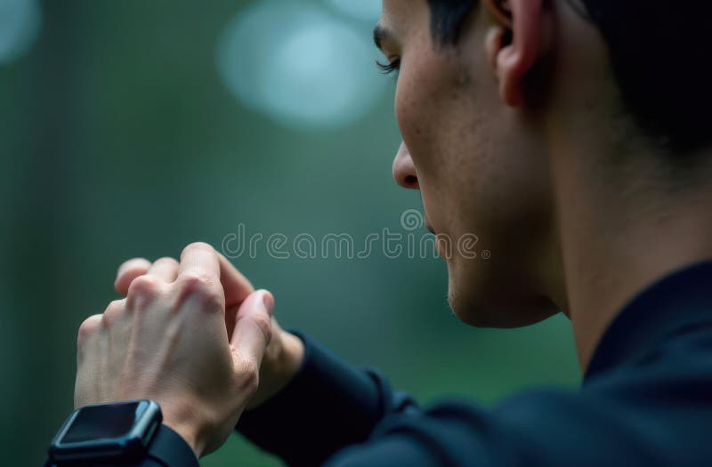 Exploring AI Technology and Human Interaction in a Serene Outdoor ...