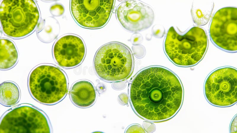 Exploring Algae Cells: Their Unique Structures and Vibrant Colors Under ...