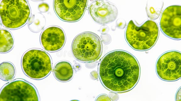Exploring Algae Cells: Their Unique Structures and Vibrant Colors Under ...