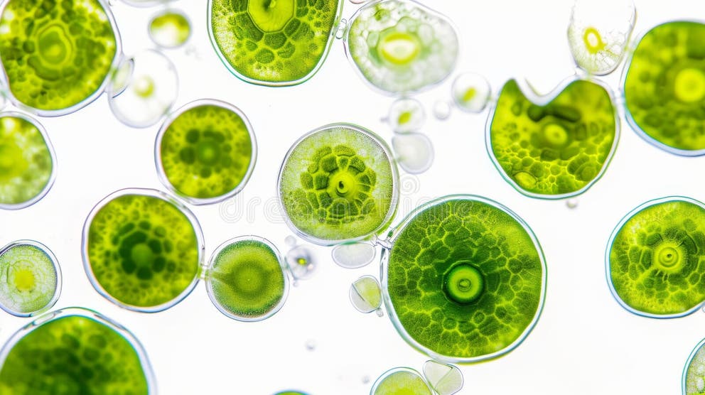 Exploring Algae Cells: Their Unique Structures and Vibrant Colors Under ...