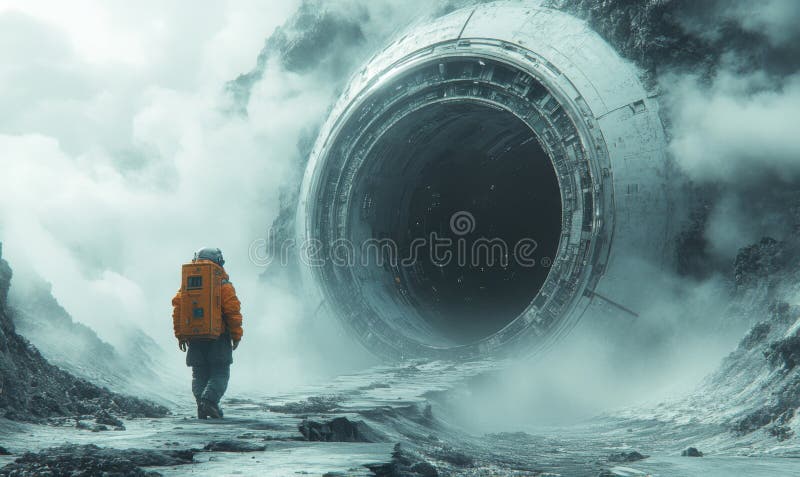 Exploring an Alien Landscape with a Mysterious Spacecraft in the Mist ...