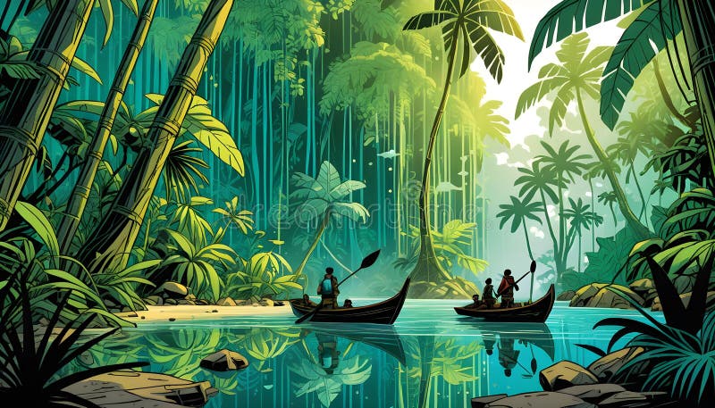 Exploring the Amazon: a Journey into the Heart of the Rainforest Stock ...