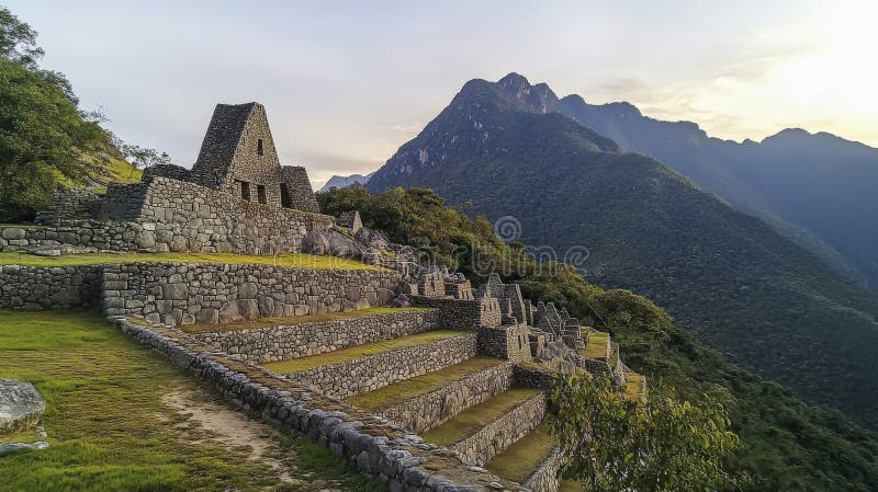 Exploring Ancient Ruins at Machu Picchu Peru Stone Structures in Scenic ...