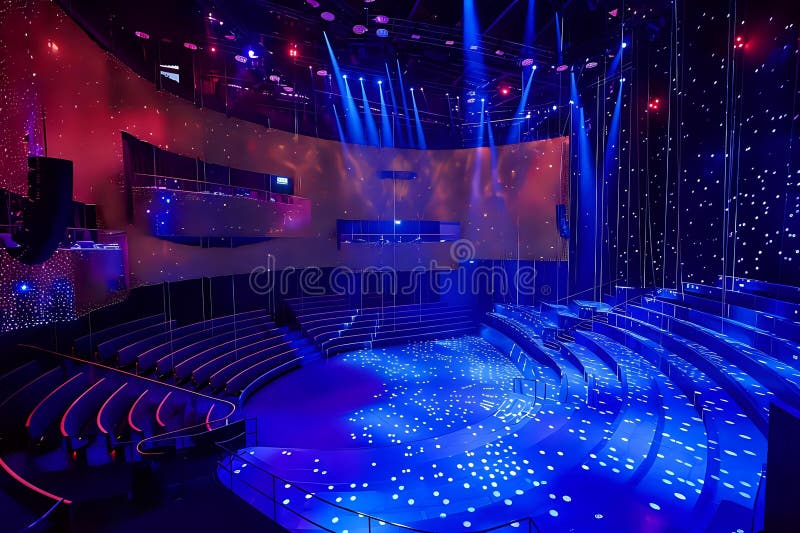 Exploring the Architectural Design of a Modern Auditorium with Dynamic ...
