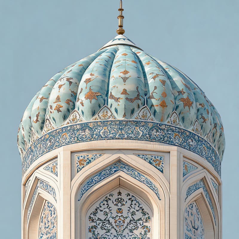 Exploring Architectural Dome Designs: Intricate Tilework and Elegant Structure of a Building S ...