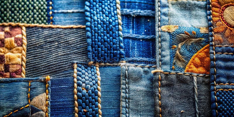 Exploring Architectural Textures and Structures through Denim Patchwork ...