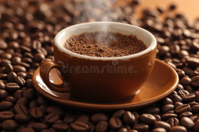 Coffee Alchemy Visual Representation Stock Illustration - Illustration ...
