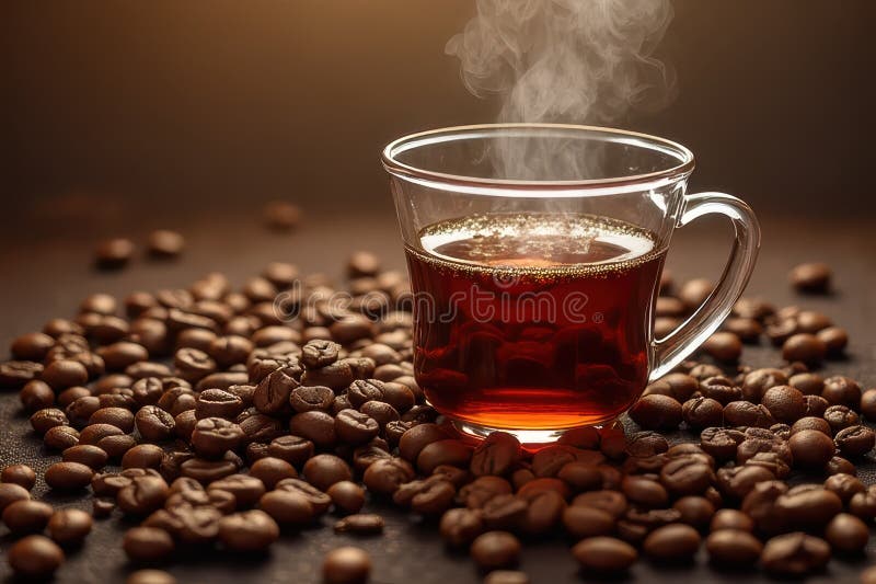 Coffee Alchemy Visualization Stock Illustration - Illustration of ...