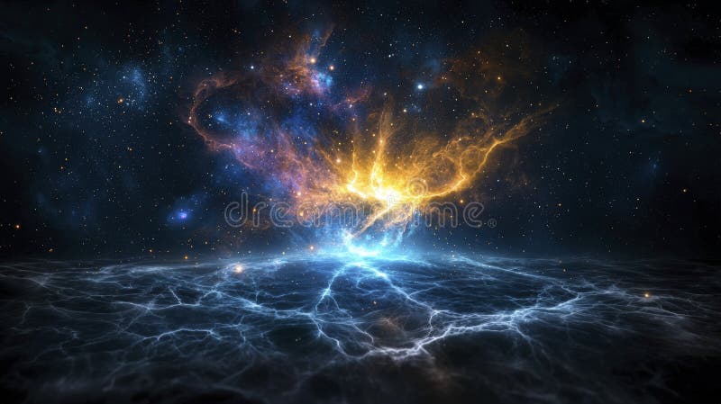 Exploring Astronomical Light Pathways from Stars Cosmic Realm Digital ...