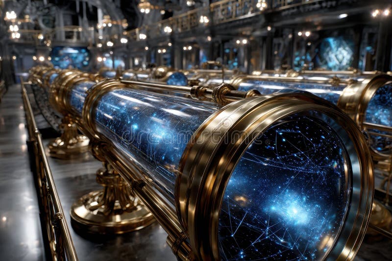 Exploring a Beautiful Celestial Observatory with Advanced Astronomical ...